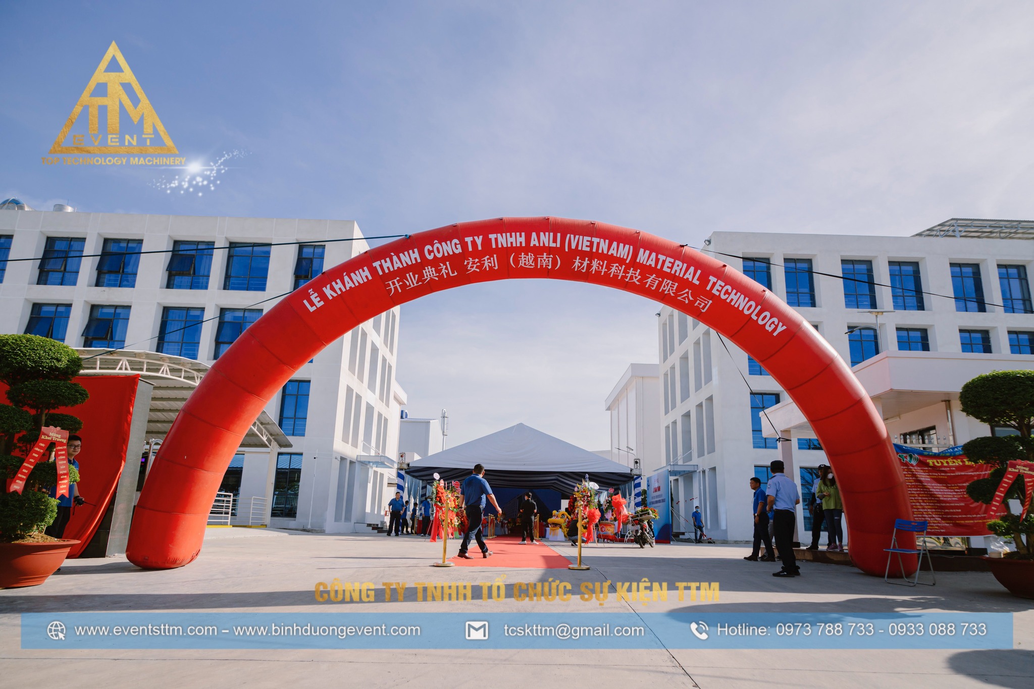 LỄ KHÁNH THÀNH NHÀ MÁY CÔNG TY ANLI (VIETNAM) MATERIAL TECHNOLOGY