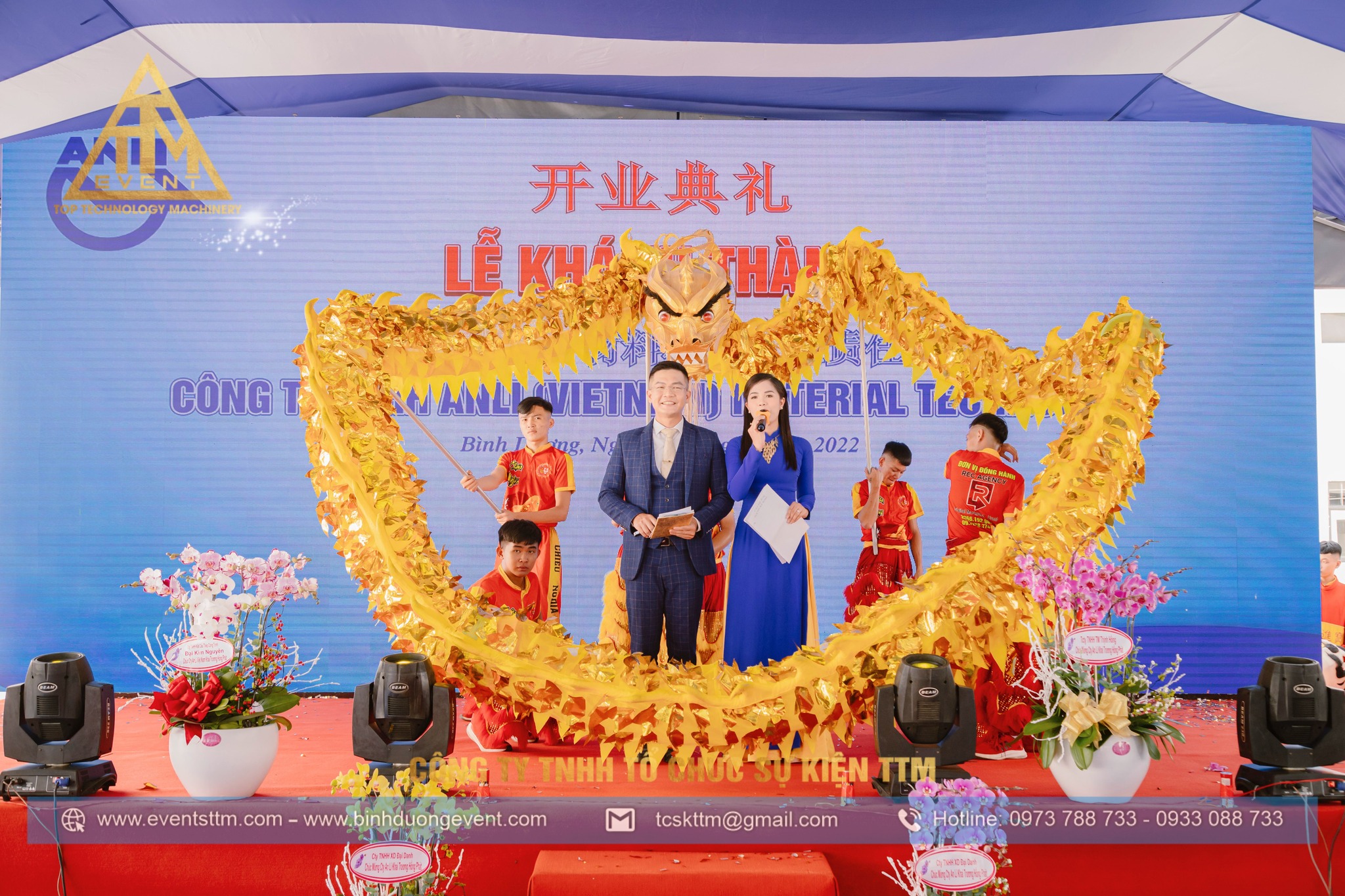 LỄ KHÁNH THÀNH NHÀ MÁY CÔNG TY ANLI (VIETNAM) MATERIAL TECHNOLOGY